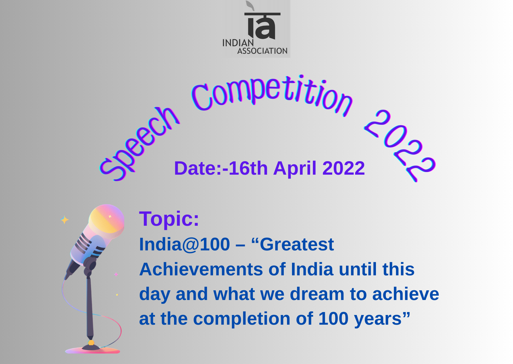 Speech Competition 2022 - IA Shanghai